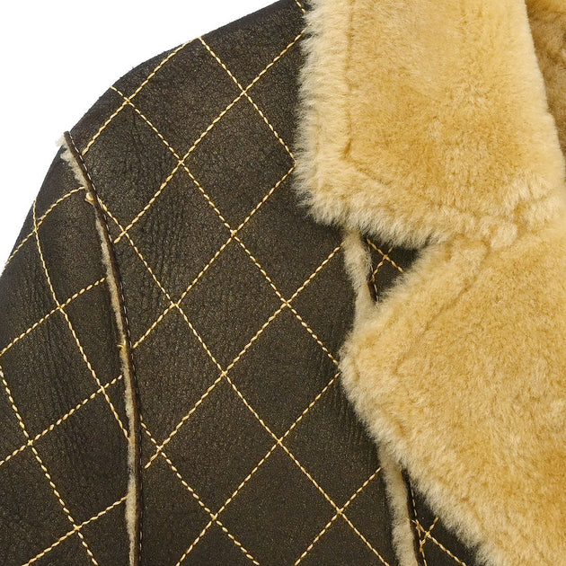 Chanel Single Breasted Coat Brown 04A #38 145498 – brand-jfa